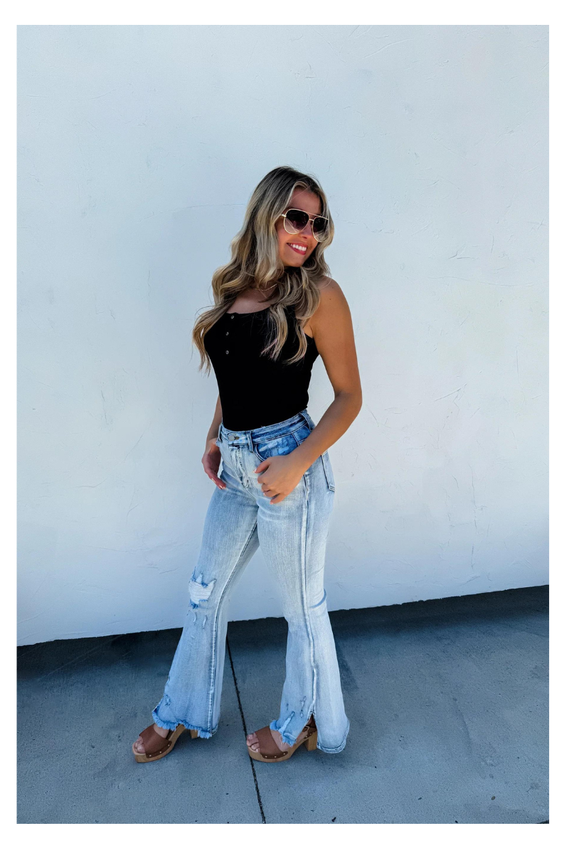 Bridget Flare Jean – VGB Boutique