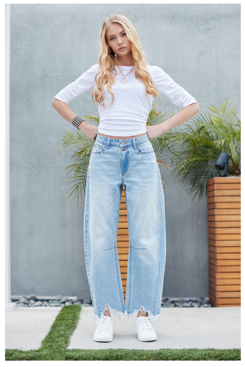 Sloan Barrel Jean – VGB Boutique